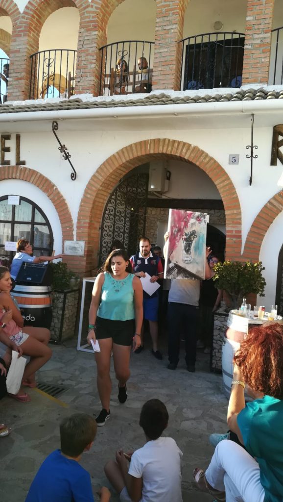 Ángela Gómez acepta el primer envite de la Fundación: ¡Por el arte ...